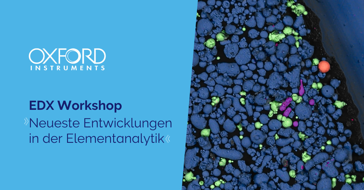 EDX Workshop September 2025 - Oxford Instruments