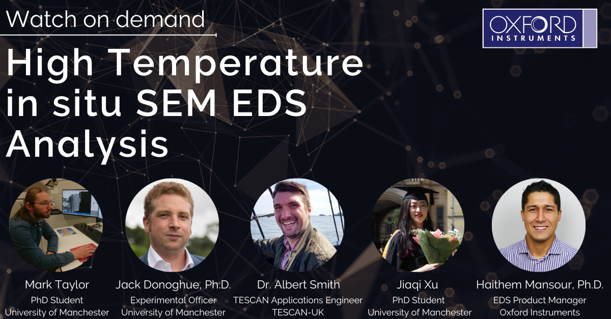 High temperature EDS analysis - enabling in situ heating for direct ...