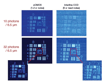 EMCCD vs sCMOS Cameras Comparison - Megapixel Comparison- Oxford Instruments